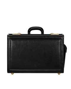 black briefcase hard